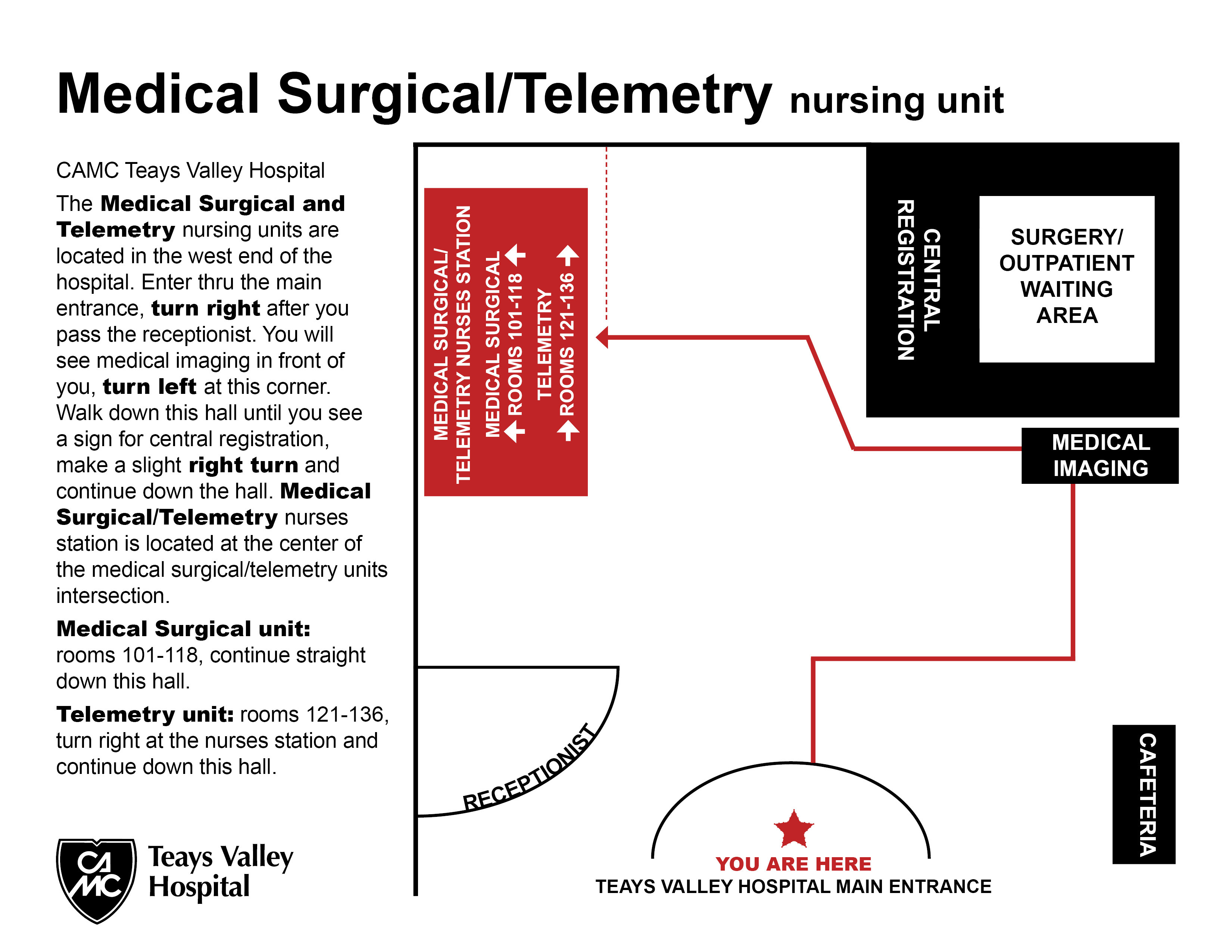 Departments | Teays Valley Hospital | CAMC